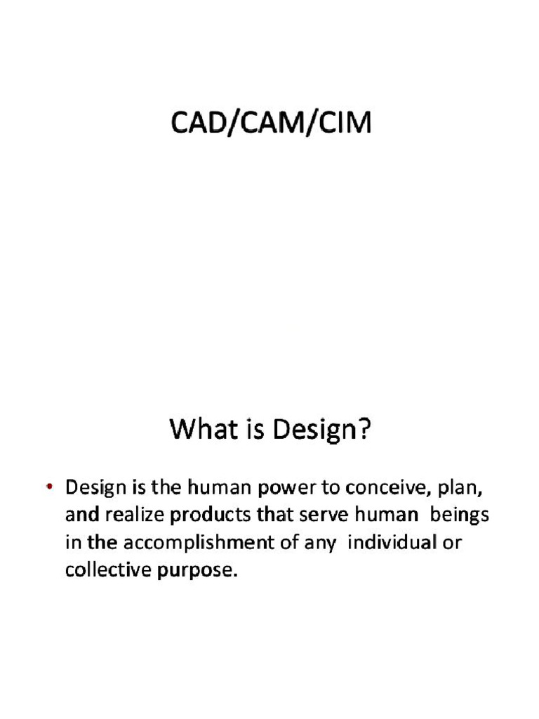 CAD-CAM Intro | PDF