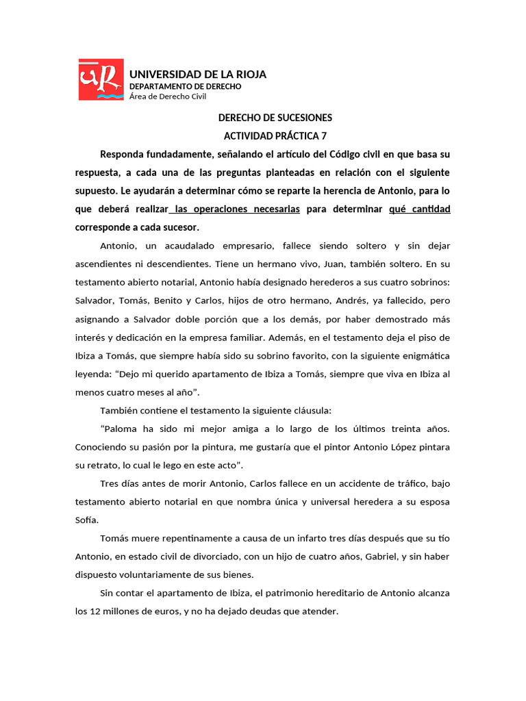 PRÁCTICA 7 Del Campus Virtual | PDF | Herencia