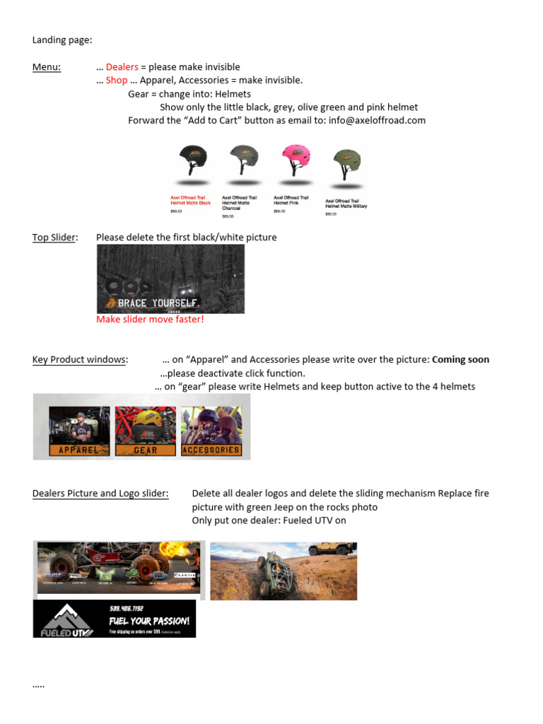 AOR Page Changes | PDF