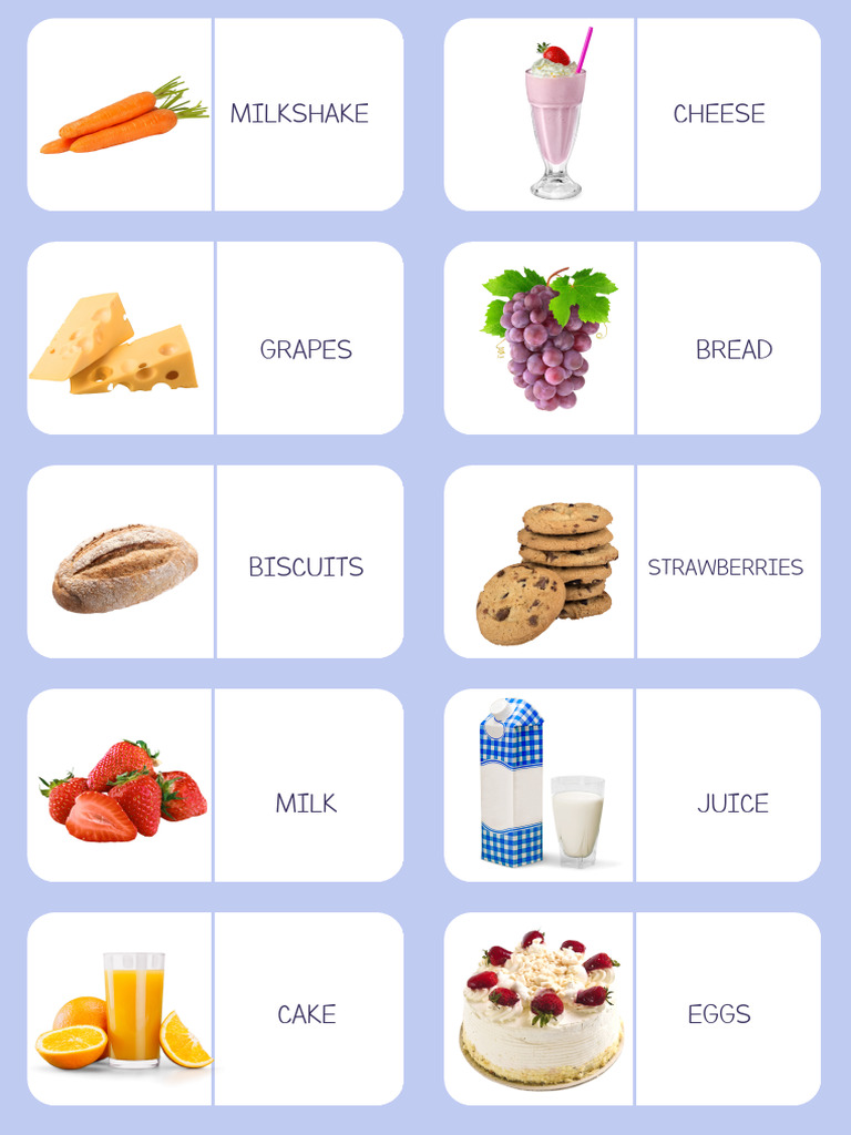 Food Domino Game | PDF