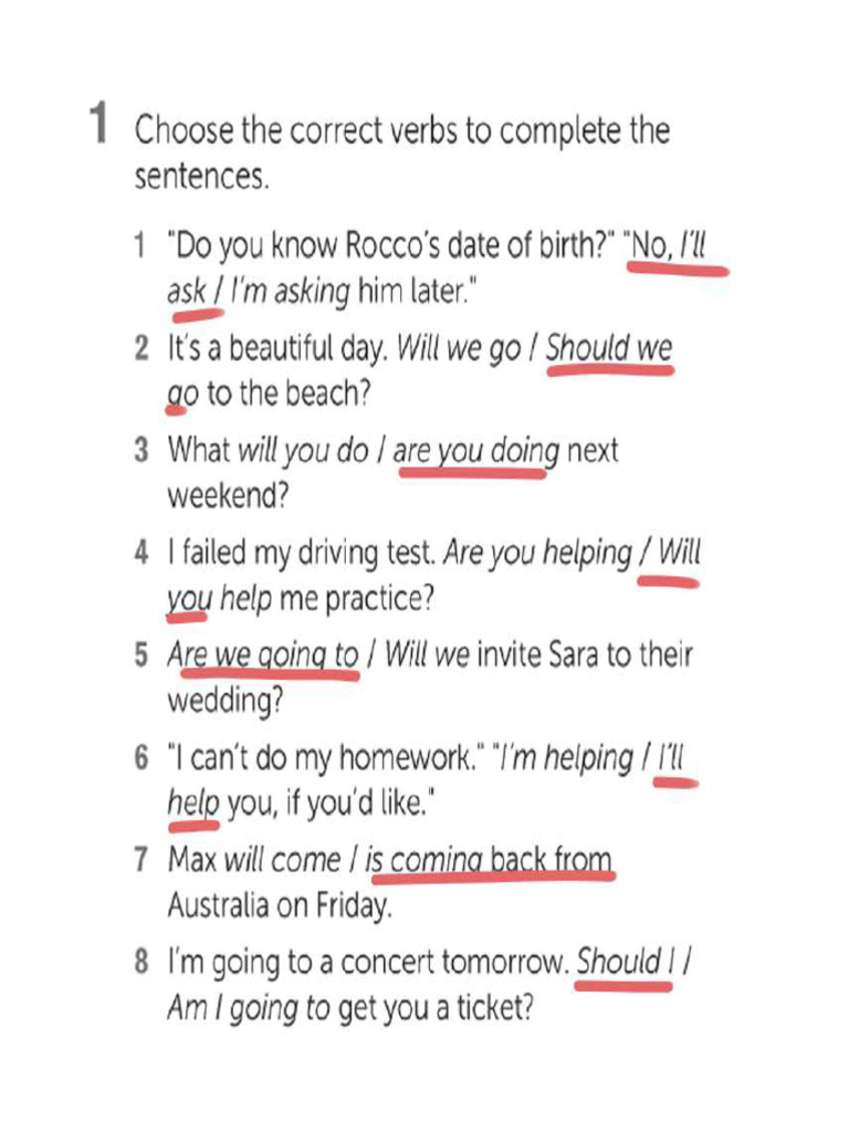 Future Sentences | PDF