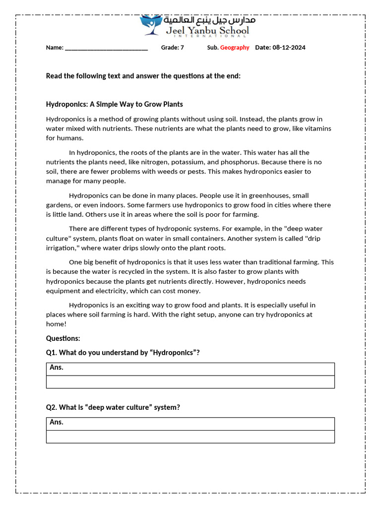 HW Geo 7 Ch-5 08-12-24 | PDF