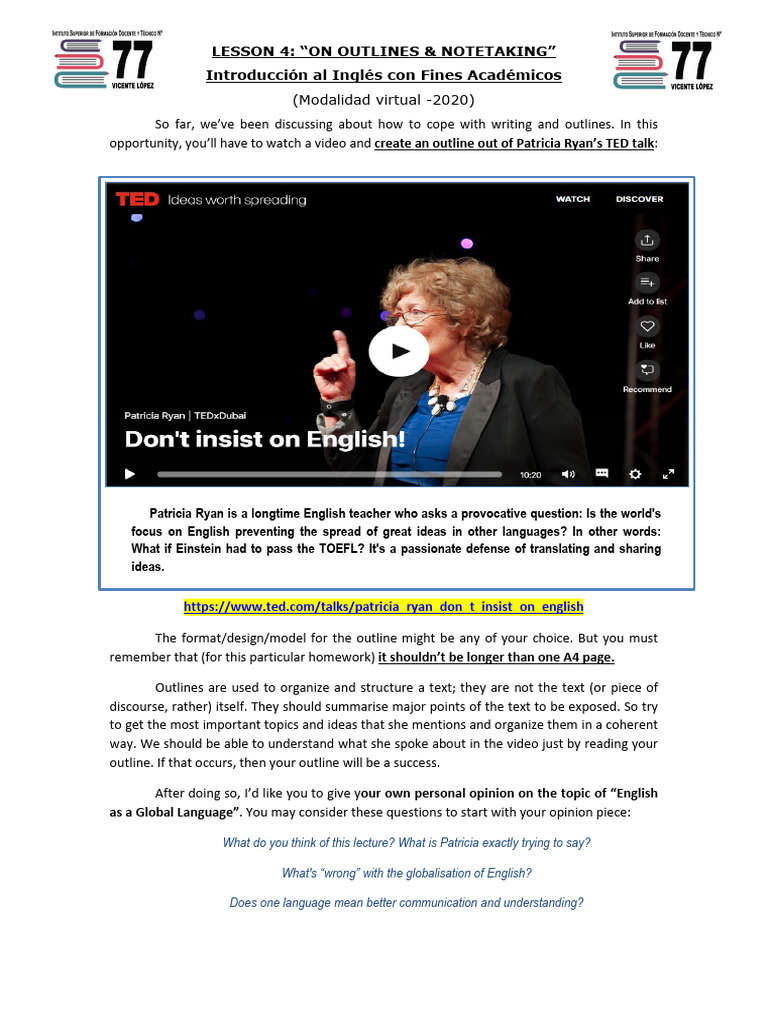 Lesson 4 - Homework . | PDF