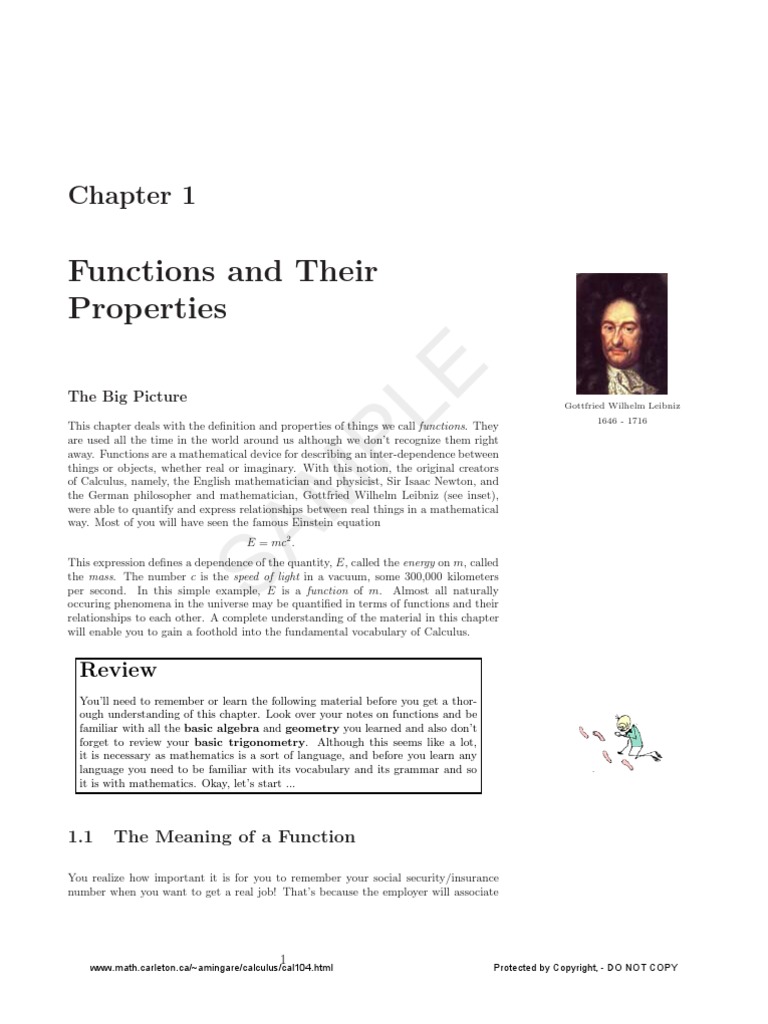 Sample: Functions and Their Properties | PDF | Trigonometric Functions ...