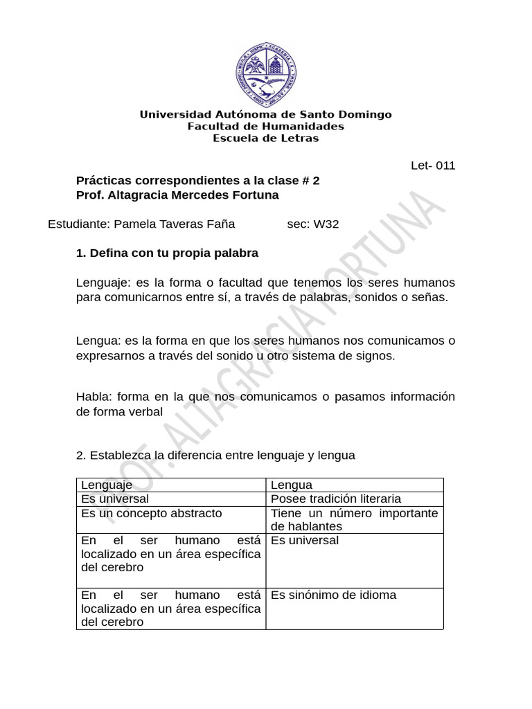 Ejercicio de La Clase 2 Tarea Terminada | PDF