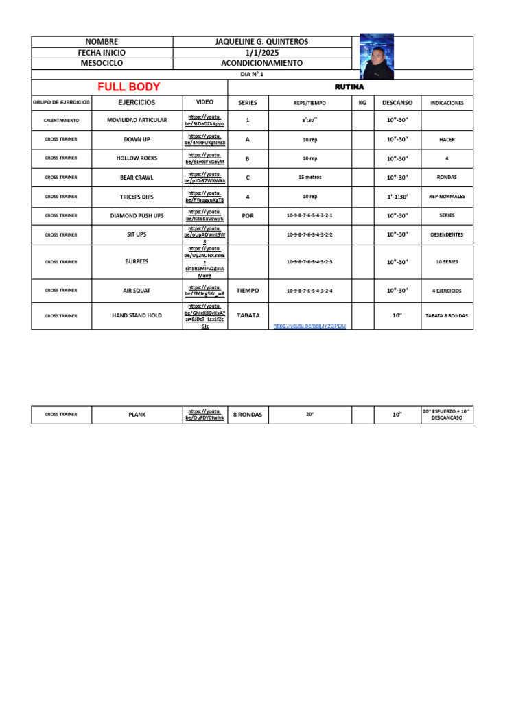 Koki Entrenamiento | PDF