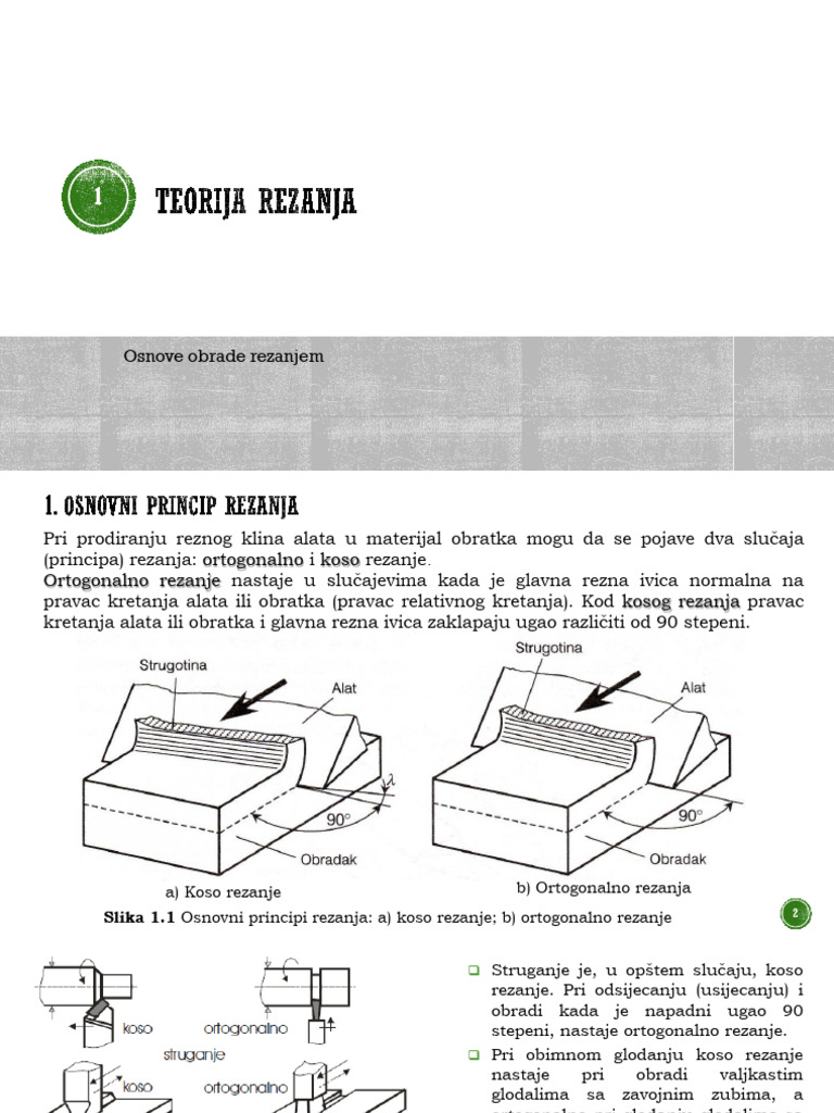 04 - Teorija Rezanja | PDF