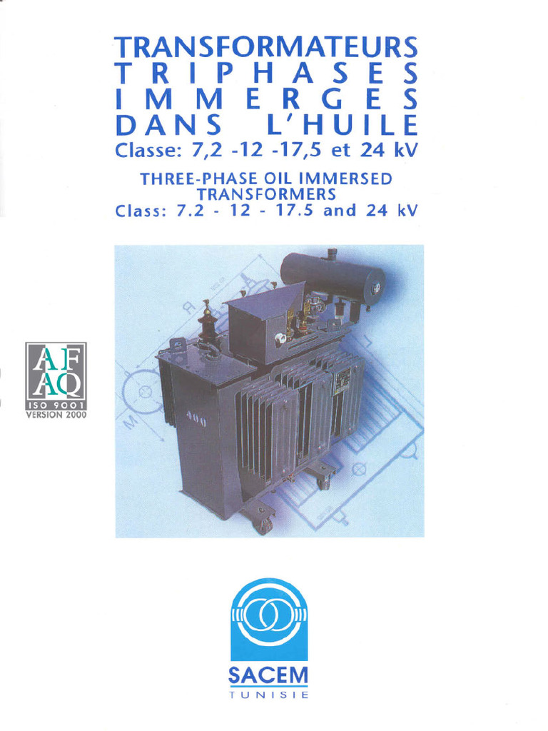 Transformateurs Triphasés Jusqu'à 24 KV | PDF