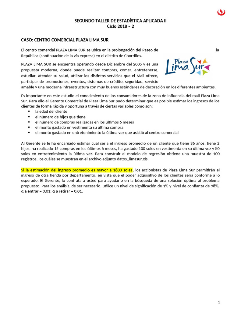 Taller2_EAII-2 | PDF | Lima