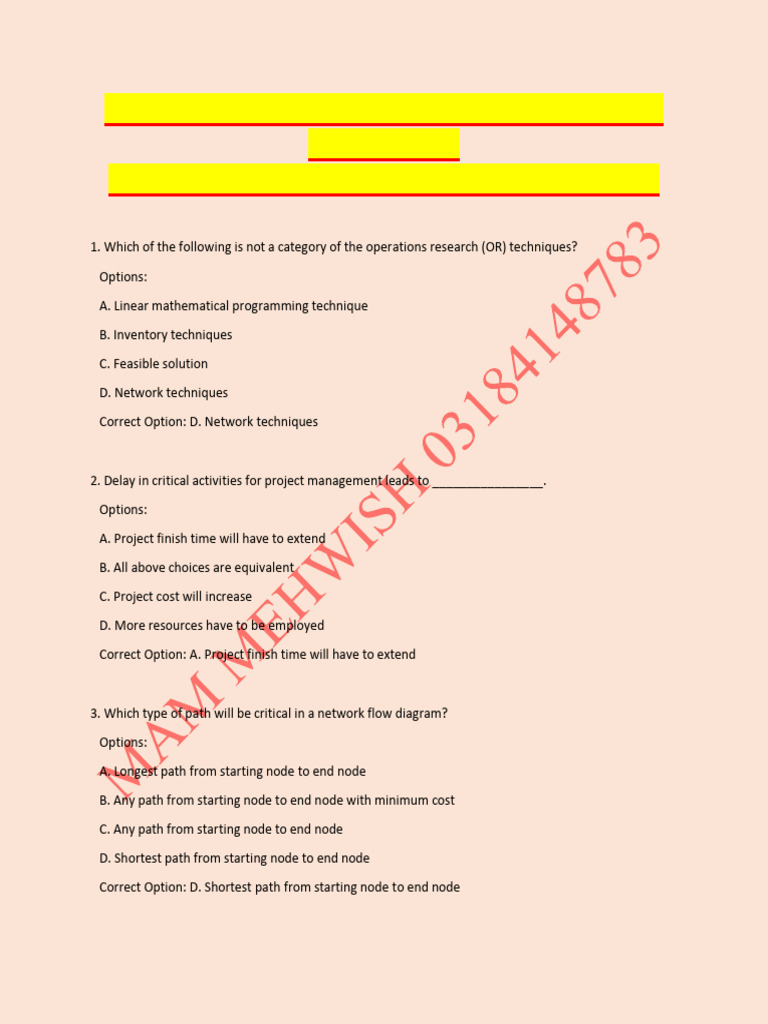 MTH601 MCQs Mids | PDF | Theoretical Computer Science | Operations Research MTH601 MCQs Mids | PDF | Theoretical Computer Science | Operations Research