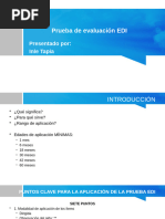 Prueba Evaluación Del Desarrollo Infantil "EDI" | PDF | El embarazo | Parto