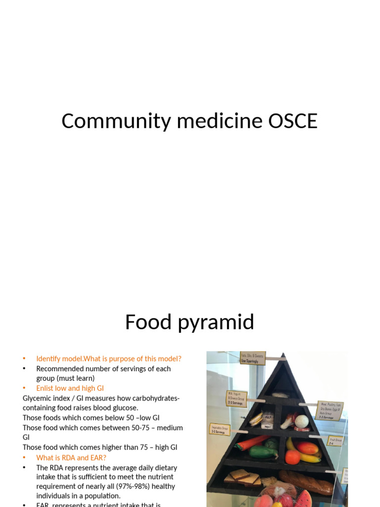 Community Medicine OSCE | PDF | Combined Oral Contraceptive Pill | Obesity