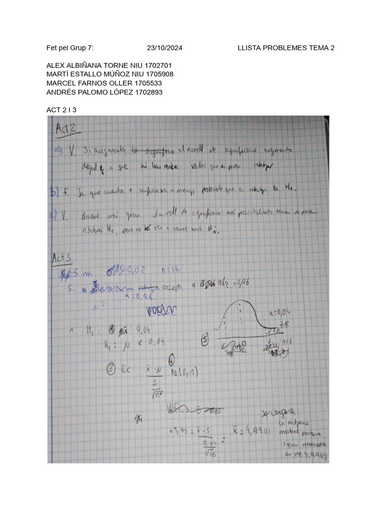 Llista de Problemes 2 | PDF