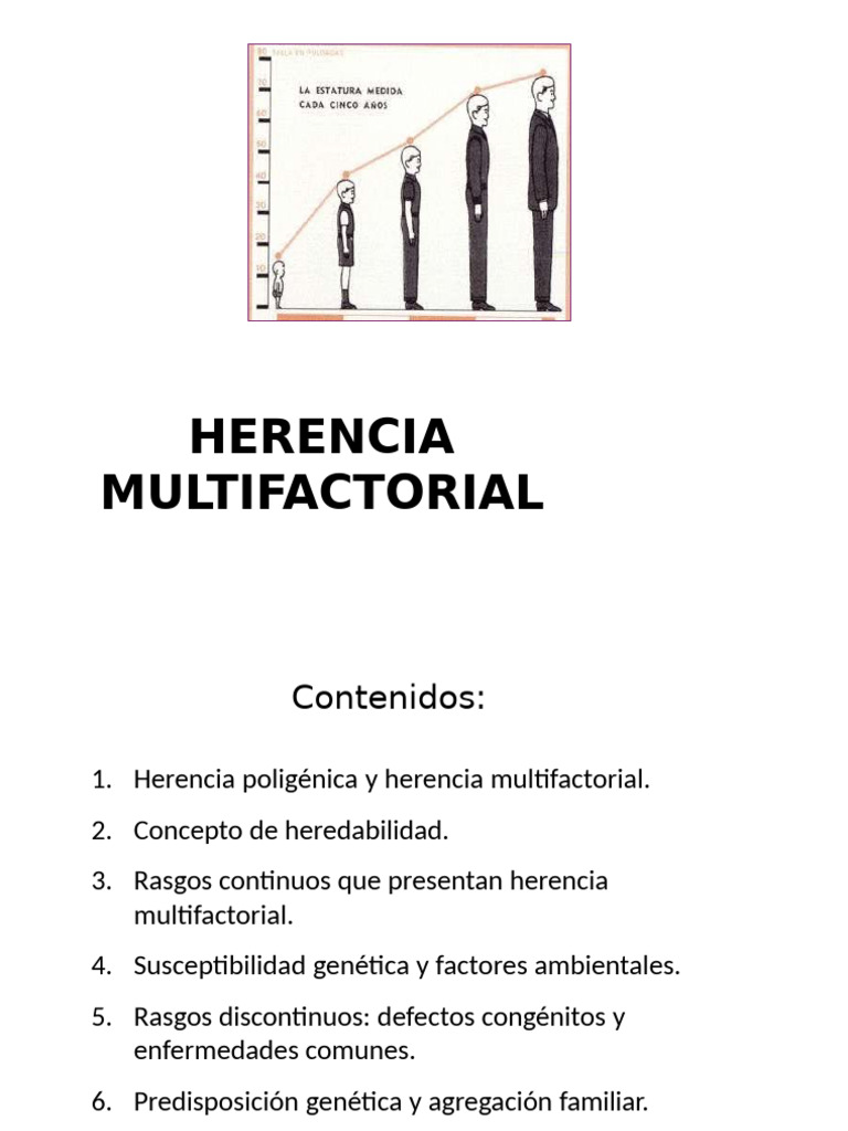 Herencia - Multifactorial. Est 2PO2024 | PDF | Lugar cuantitativo | Herencia