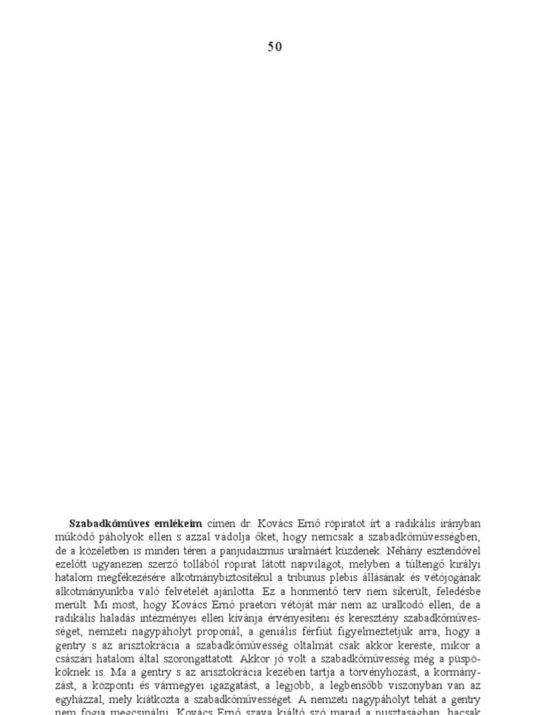 Farkas Pál - Dr. Kovács Ernő-Szabadkőműves Emlékeim | PDF