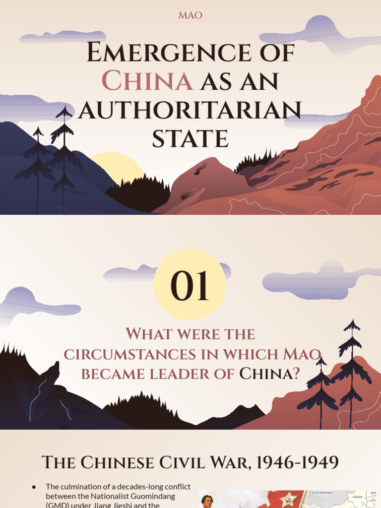 Emergence of China as an Authoritarian State | PDF | Kuomintang | Mao ...