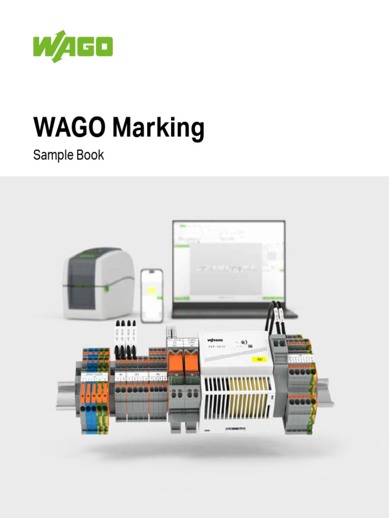 WAGO_Marking-Sample-Booklet-2024 | PDF | Printer (Computing) | Mobile App