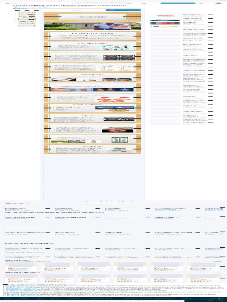 Acromegaly Description Causes Treatment. PPT 4 | PDF | Growth Hormone ...