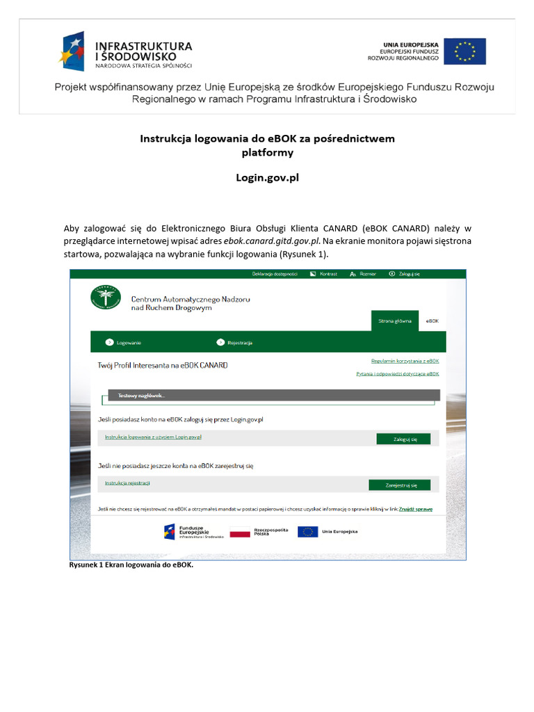 Instrukcja Logowania Profilzaufany | PDF