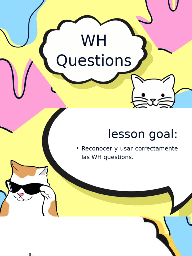 WH Questions 158238 | PDF