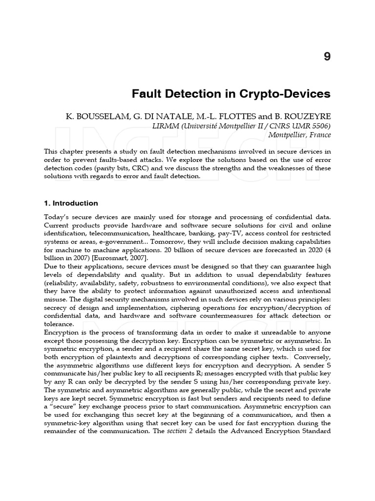 Cap 8 | PDF | Encryption | Key (Cryptography)