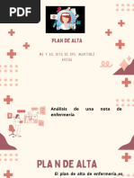 Ejemplo de Plan de Alta en Enfermería | PDF | Enfermería | Medicina CLINICA