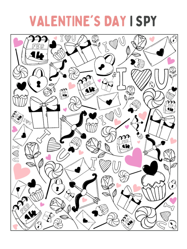 Valentines Day Ispy | PDF