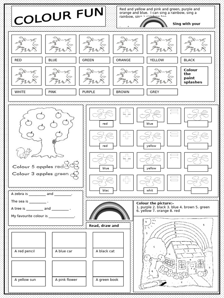 Color Activities for Kids | PDF