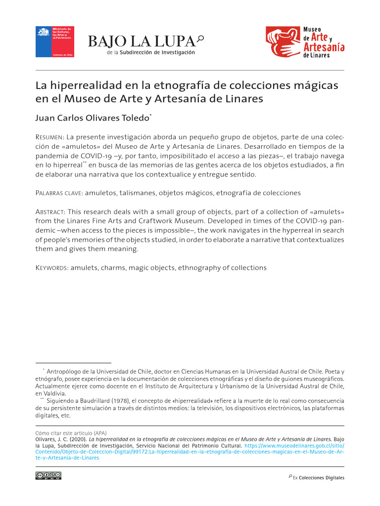 YX9n3W-La Hiperrealidad en La Etnografía de Colecciones Mágicas en El ...