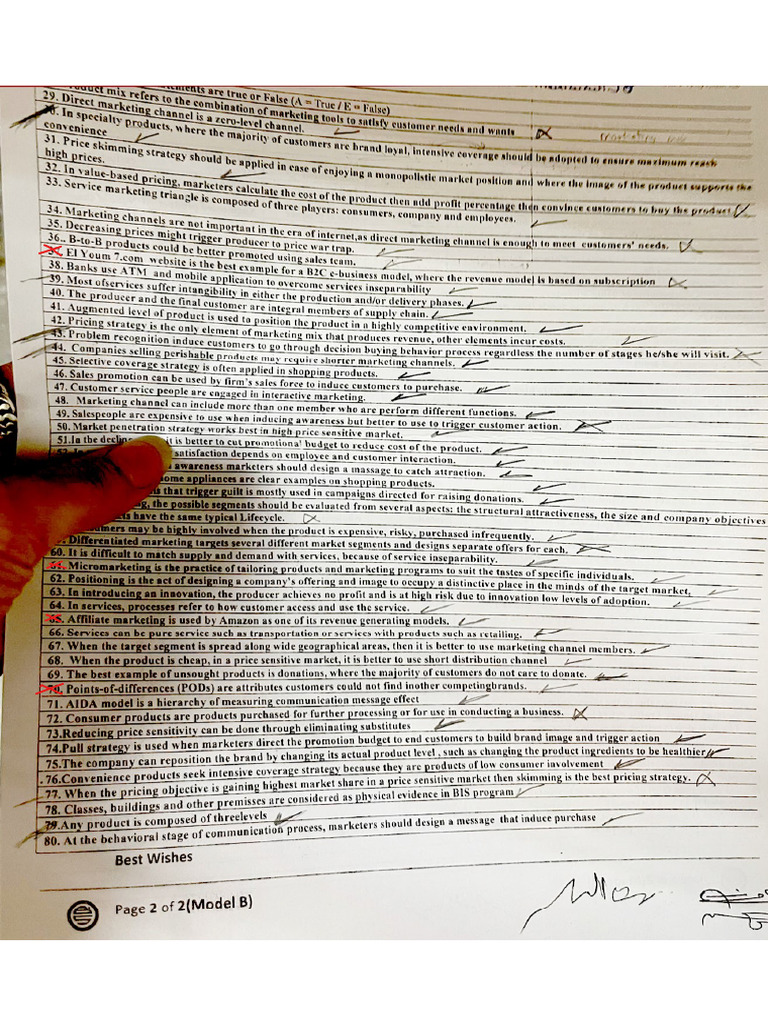 Marketing Exam2 | PDF