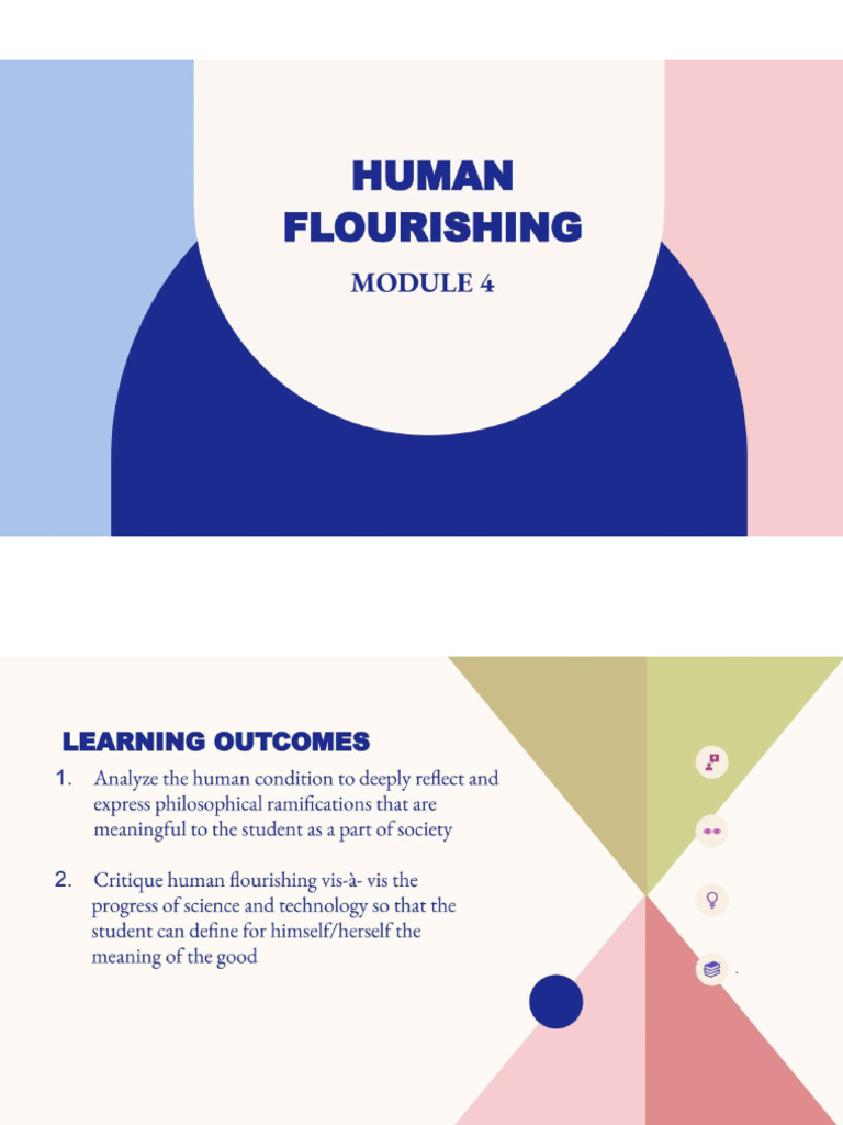 Module 4 - Human Flourishing | PDF