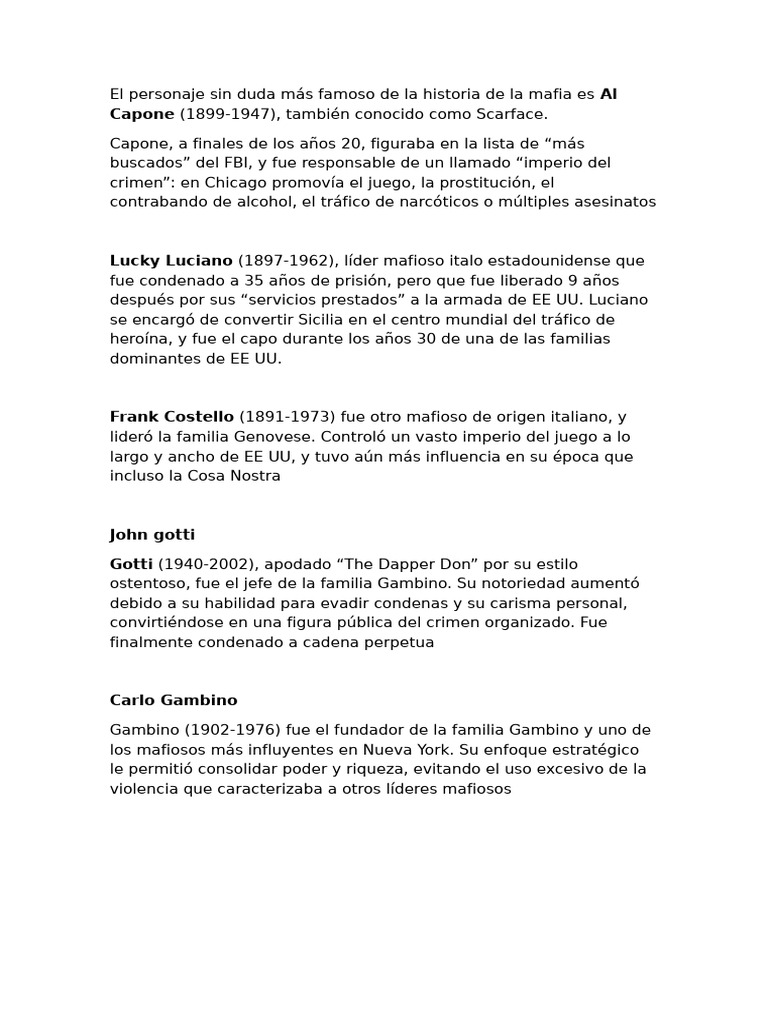 Al Capone | PDF
