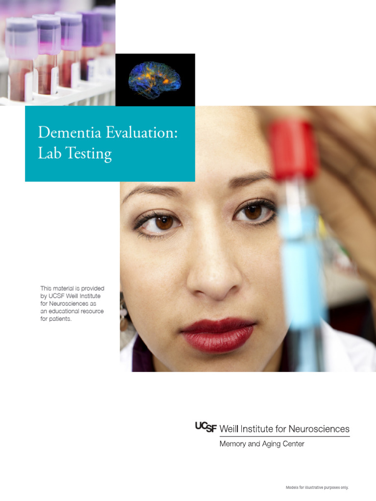 UCSF Dementia Patient Guide_Dementia Evaluation Lab Testing_11-3-17 ...