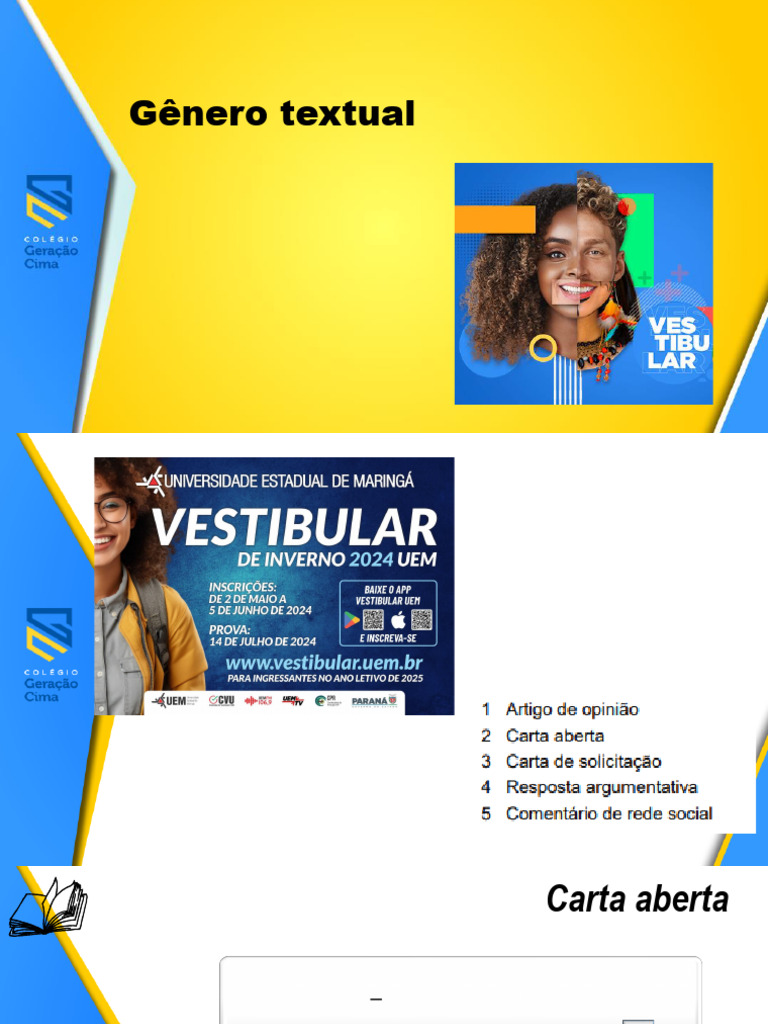 Estrutura Da Carta Aberta Pdf