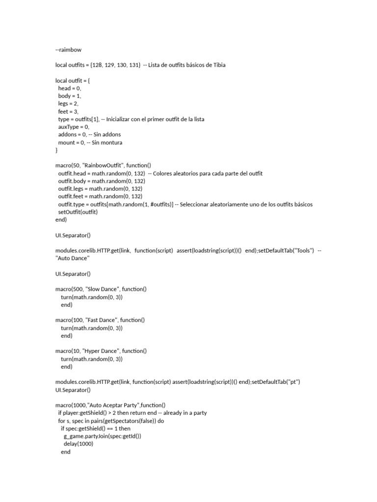 Tibia Script Remasterizado Vbot 4.8 | PDF | Graphical User Interfaces | Software
