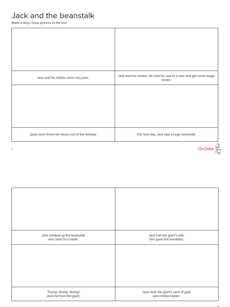 Jack and the Beanstalk Summary | PDF