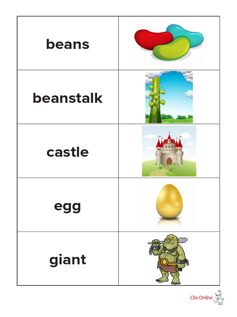 Jack and The Beanstalk - Memory | PDF