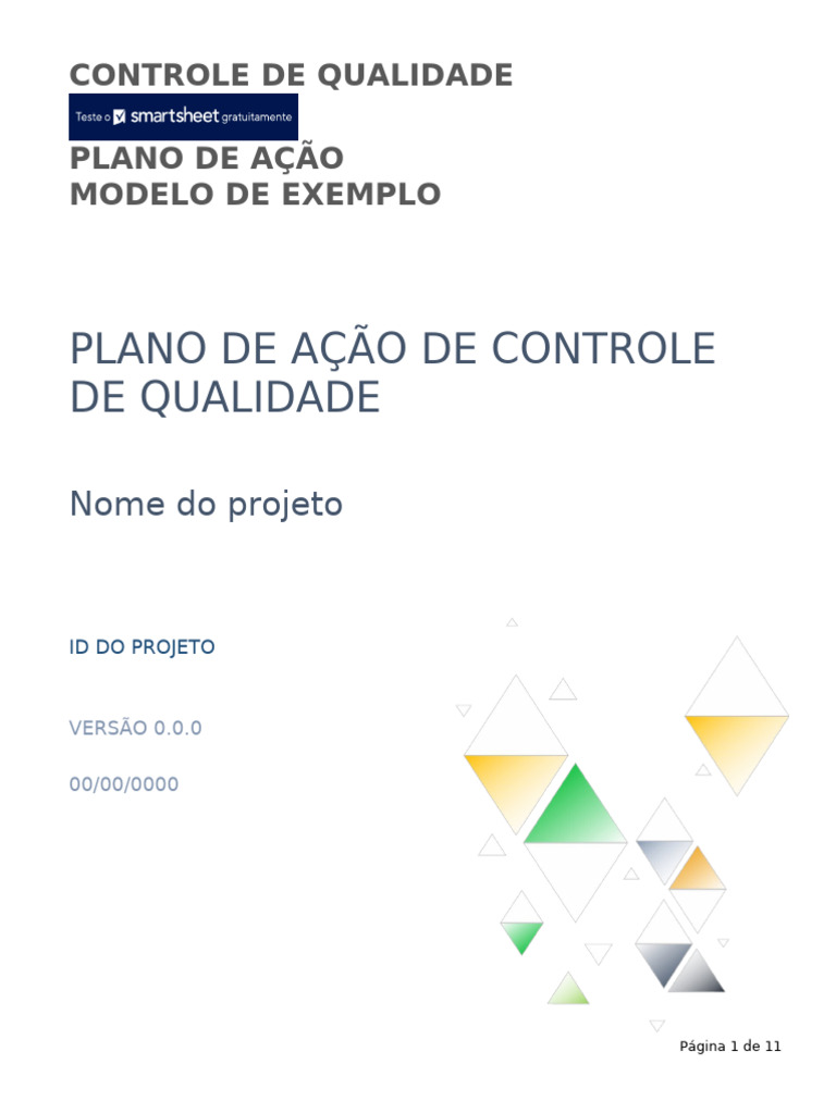 IC Quality Control Action Plan Sample 11221 - WORD - PT | PDF ...