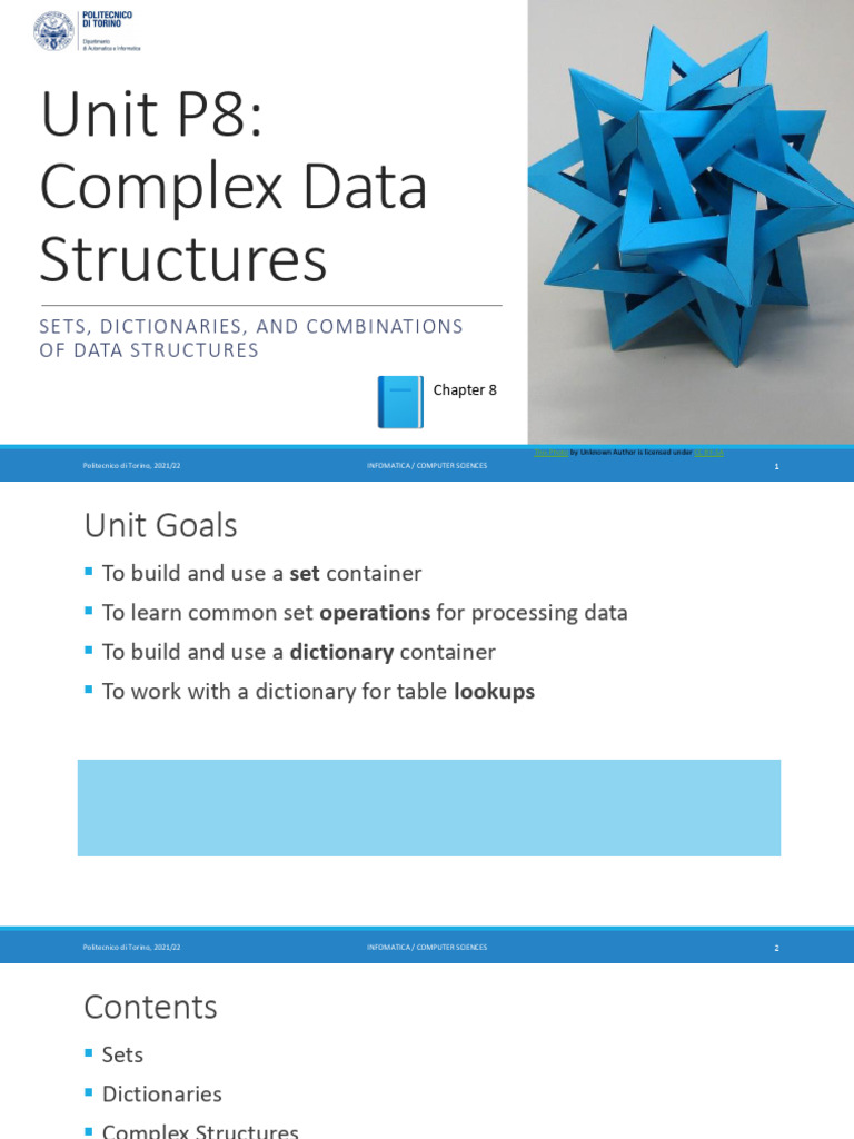 10-Unit P8 - Complex Data Structures | PDF | Computer Programming ...