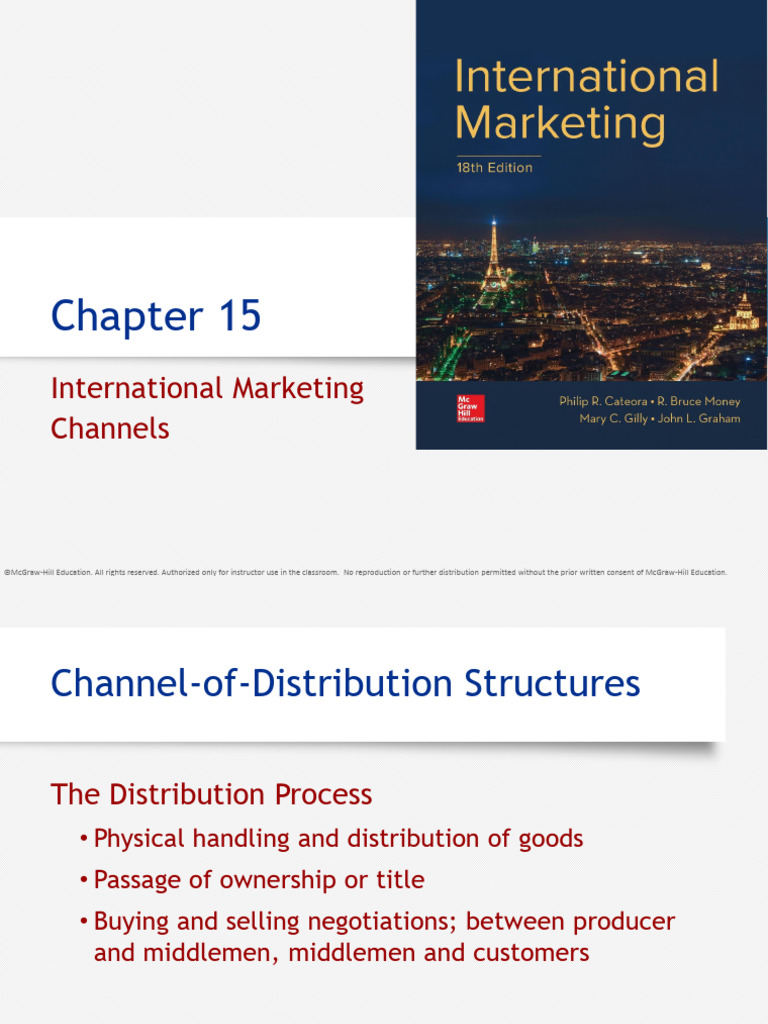 International Marketing Distribution Channels | PDF | Marketing | Retail
