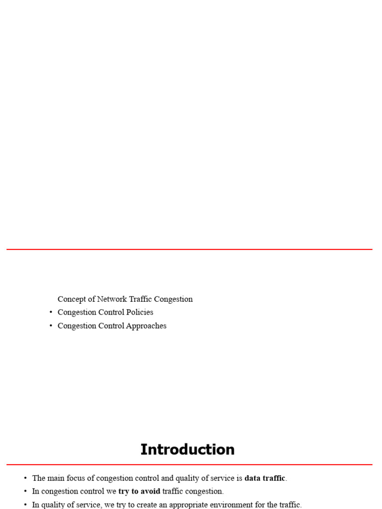Congestion Control | PDF | Network Congestion | Computer Network