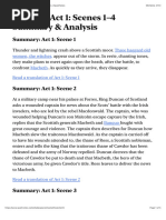 Macbeth Act1 Scene2 Quote Analysis | PDF