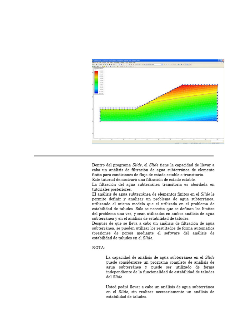 Tutorial 07 - Finite Element Groundwater Seepage (Spanish) | PDF ... Tutorial 07 - Finite Element Groundwater Seepage (Spanish) | PDF ...