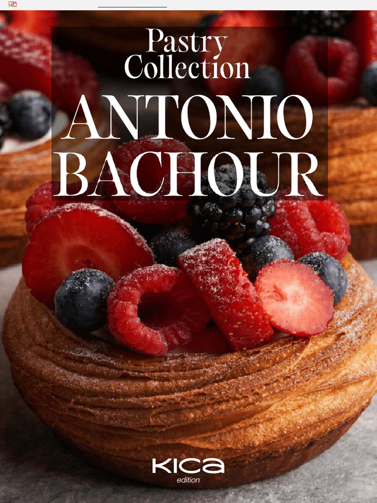 Pastry Collection by Antonio Bachour en Español | PDF | Confitería ...