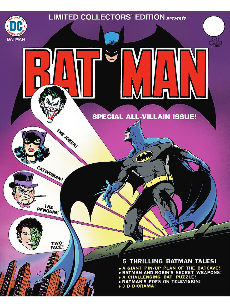 Limited Collectors Edition v4 C-37 - Batman Special All-Villain Issue ...