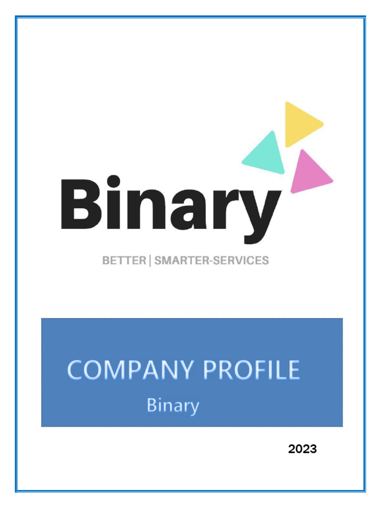Binary - Company Profile With Project Size and Contacts | PDF | Data ...