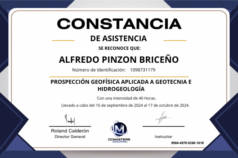 Certificado de Contancia | PDF