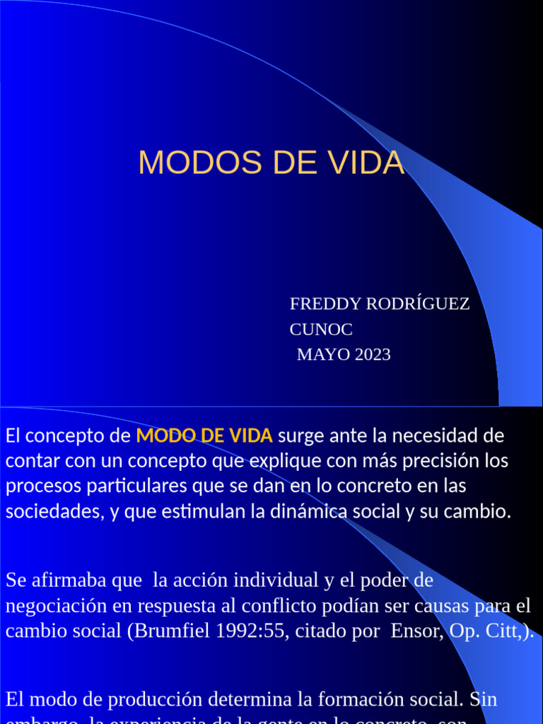 Modos de Vida y Vulnerabilidad Social | PDF | Concepto | Sociedad