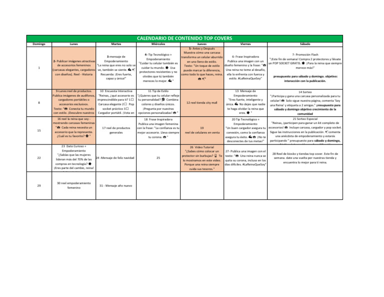 Calendario To Covers(1) | PDF