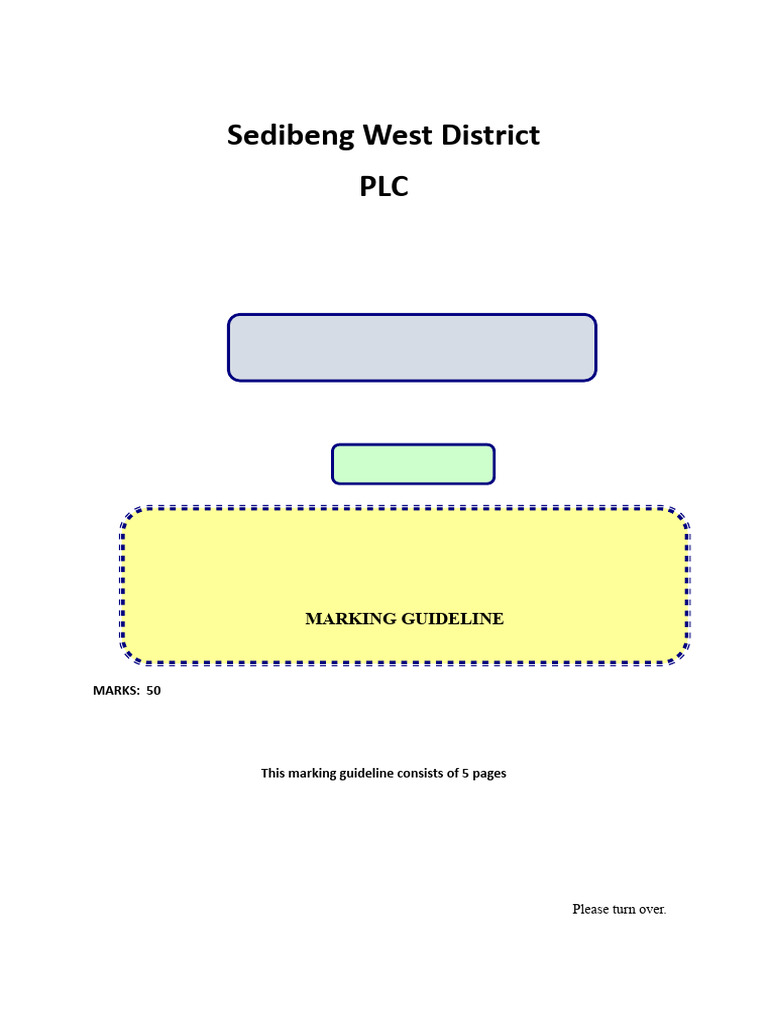Grade 10 Maths March 2024 Memo | PDF